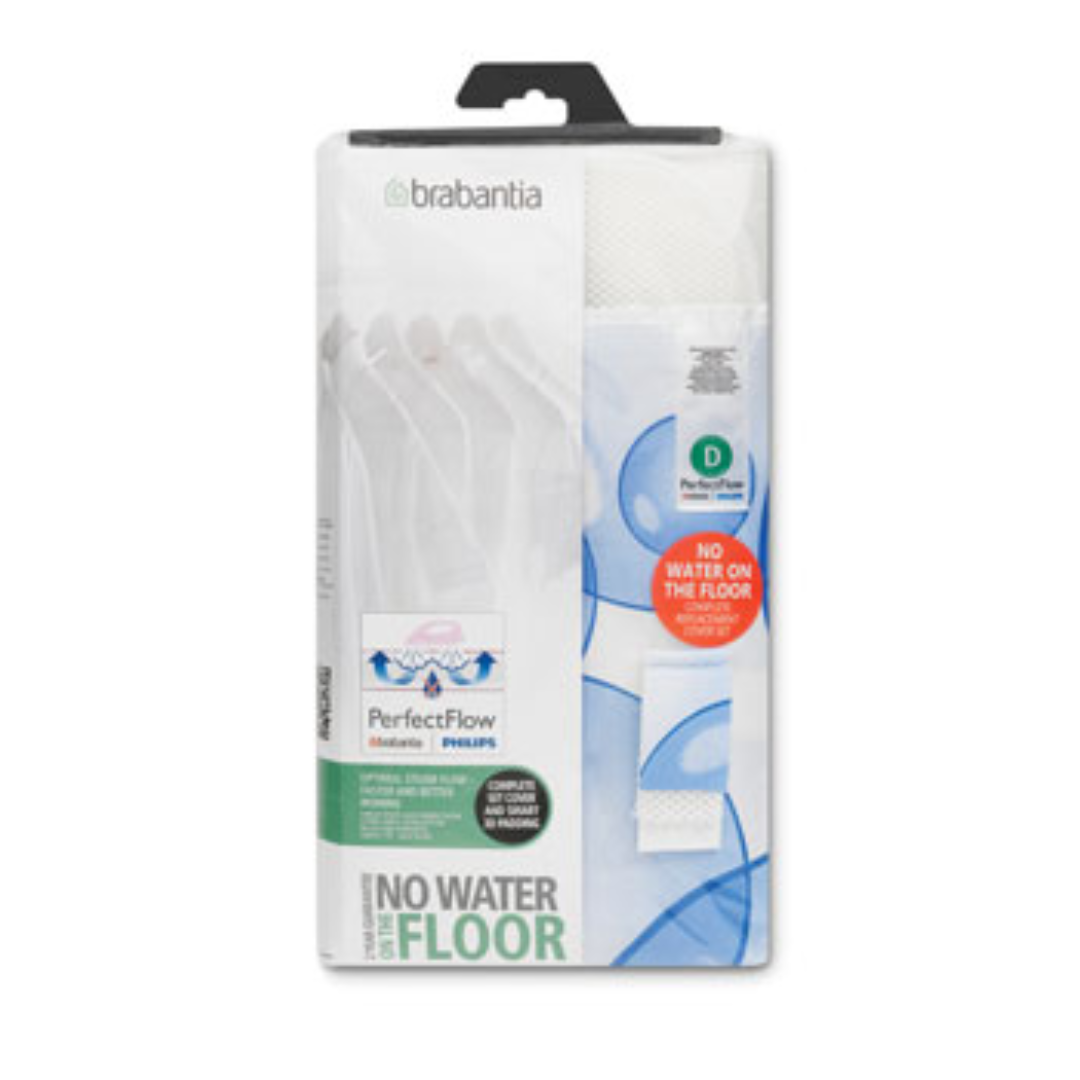 Ironing Board Cover [Size D - 135x45cm] Complete Set - Cotton with 8mm ...